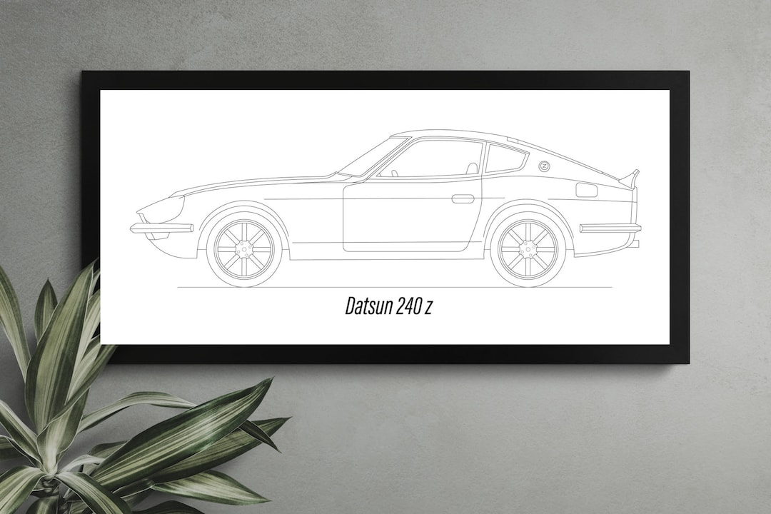 DATSUN 240Z | Wall Art | Dowloadable Print | Digital Download | Car ...