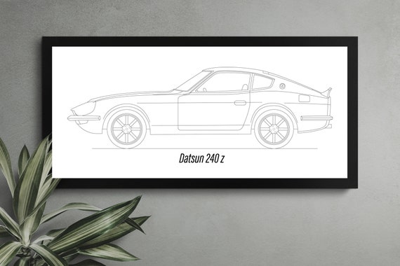 DATSUN 240Z Wall Art Dowloadable Print Digital Download - Etsy