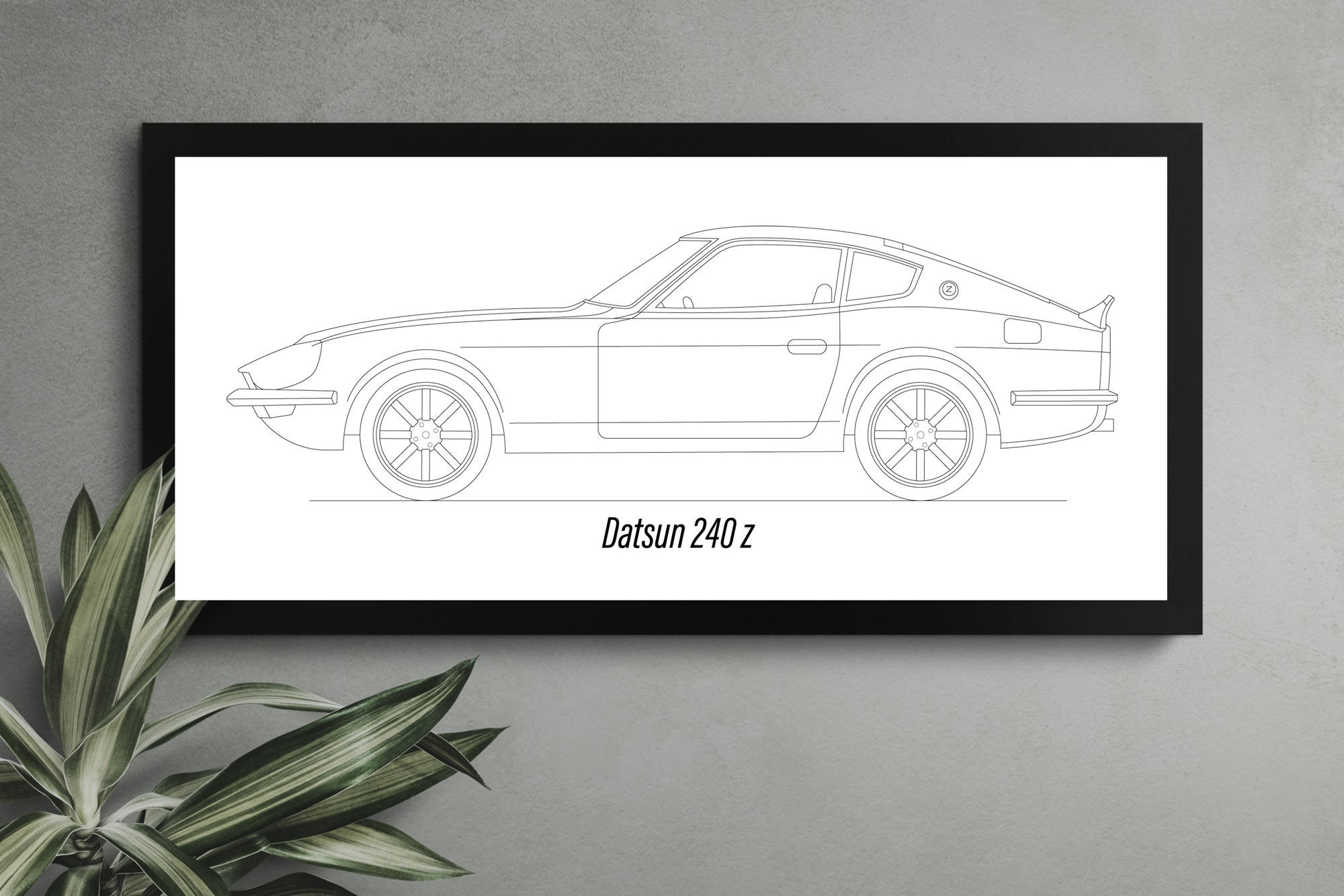 DATSUN 240Z | Wall Art | Dowloadable Print | Digital Download | Car ...