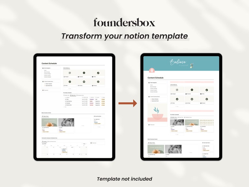 Notion Customization Bundle Spring Edition, Includes Motivational ...