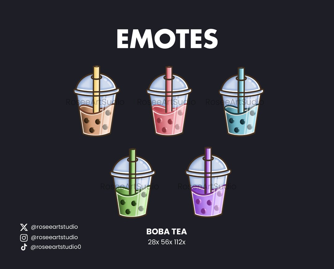 Boba Tea | Emotes | Twitch Emotes | Discord Emotes | League of Legends ...