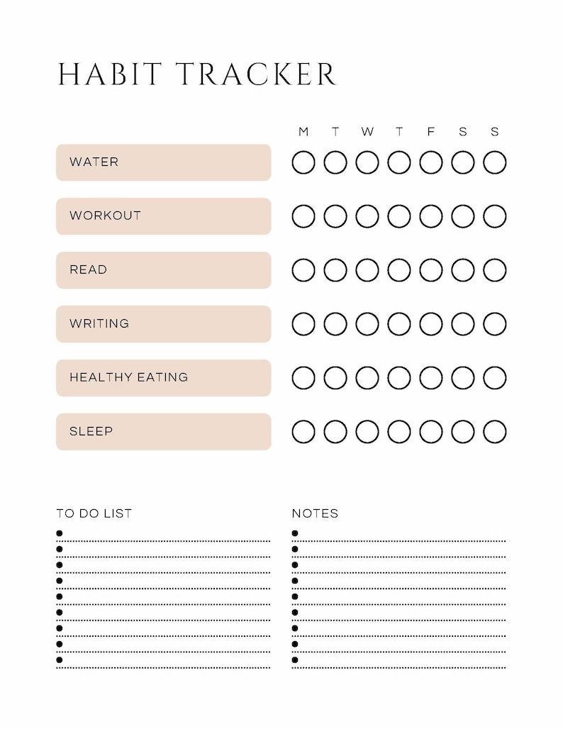 Wellness Goals Planner PDF - Digital Self-care Journal - Printable ...
