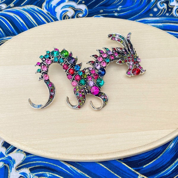 Dragon Brooch - Etsy