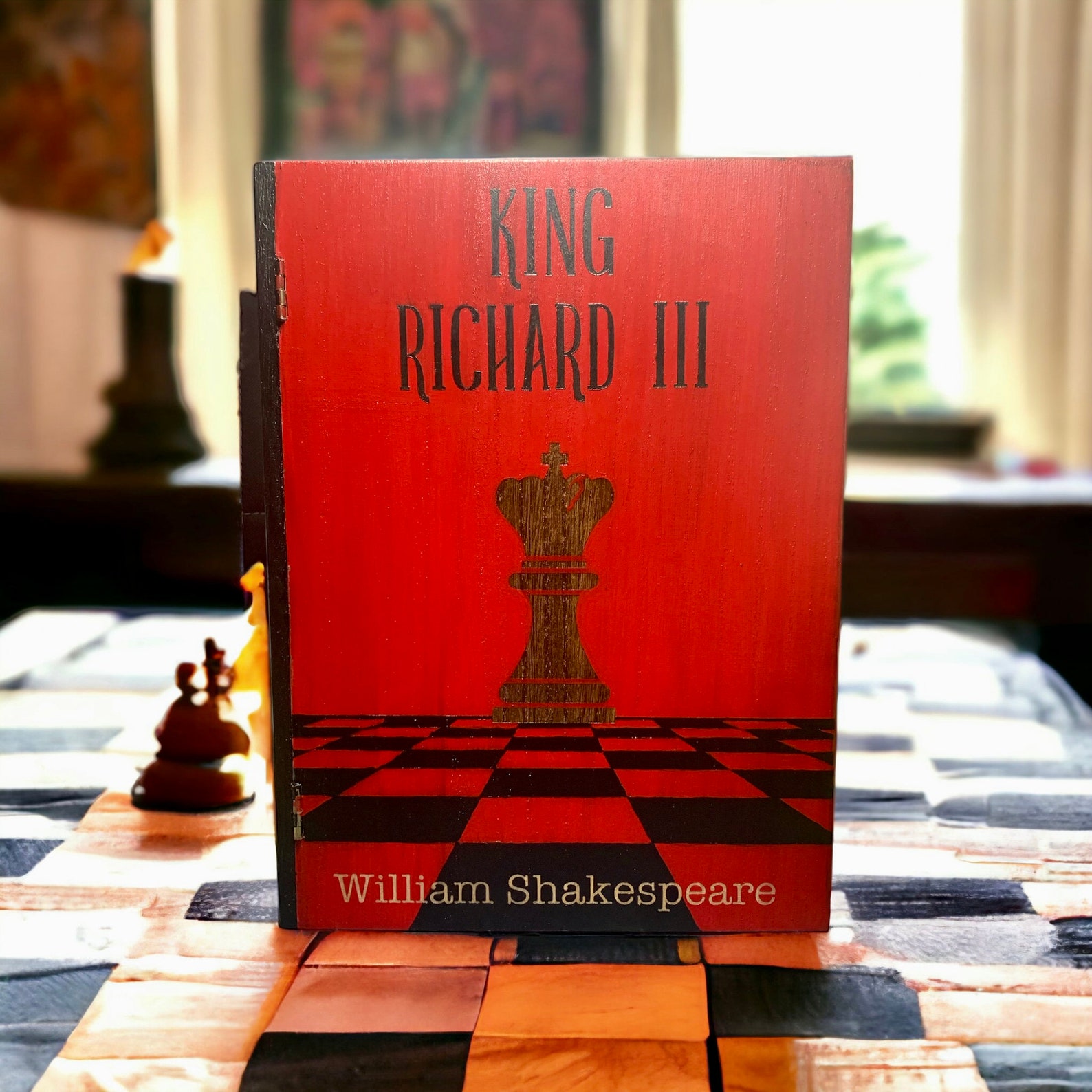 Custom, Classic Novel Themed, Hand Painted Wood Stash Box - Etsy