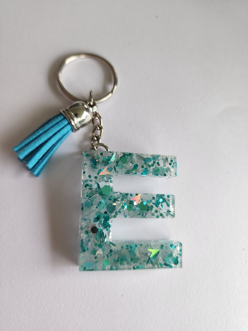 Letter E Keychain - Etsy