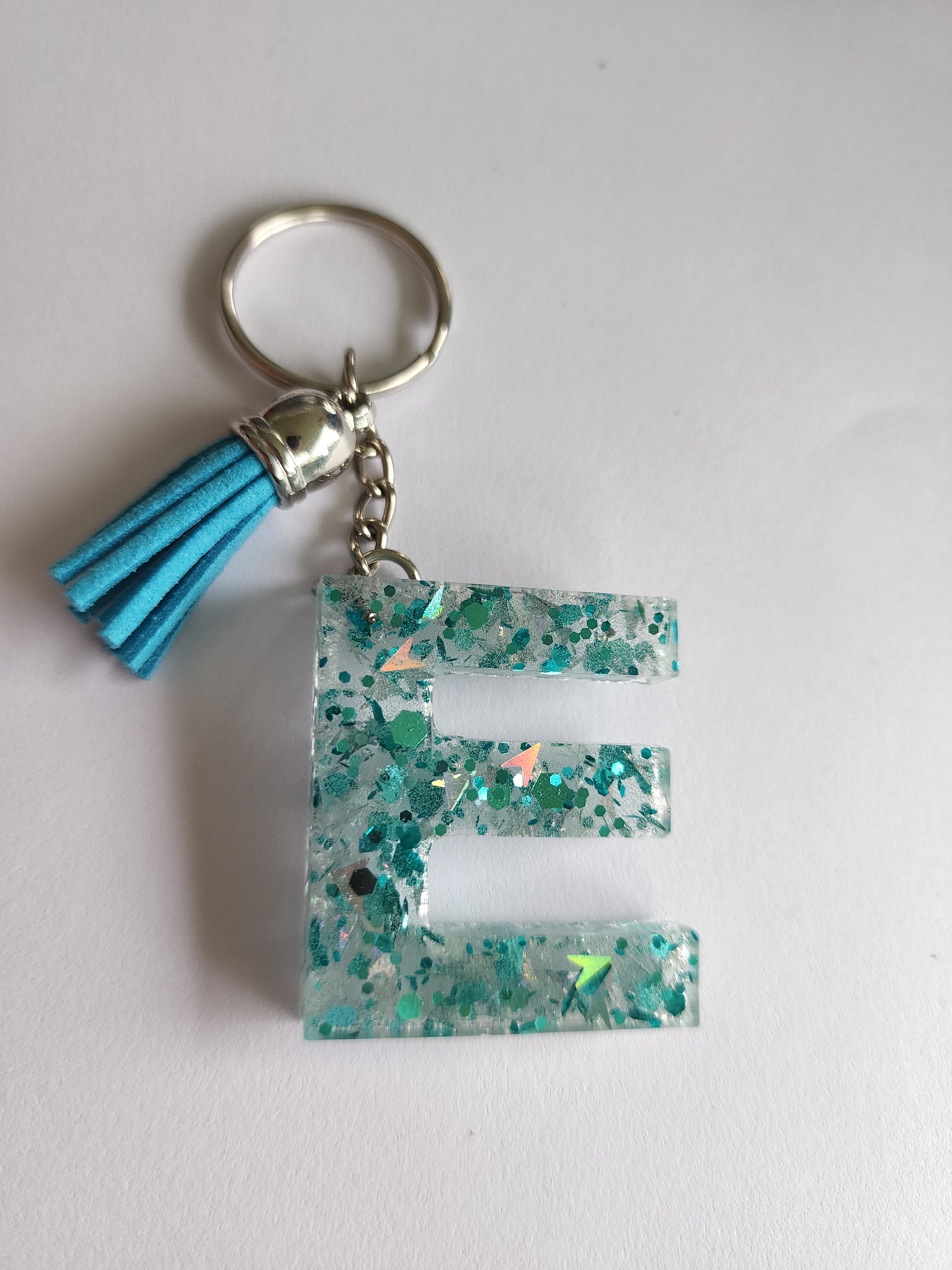 Letter E Keychain - Etsy