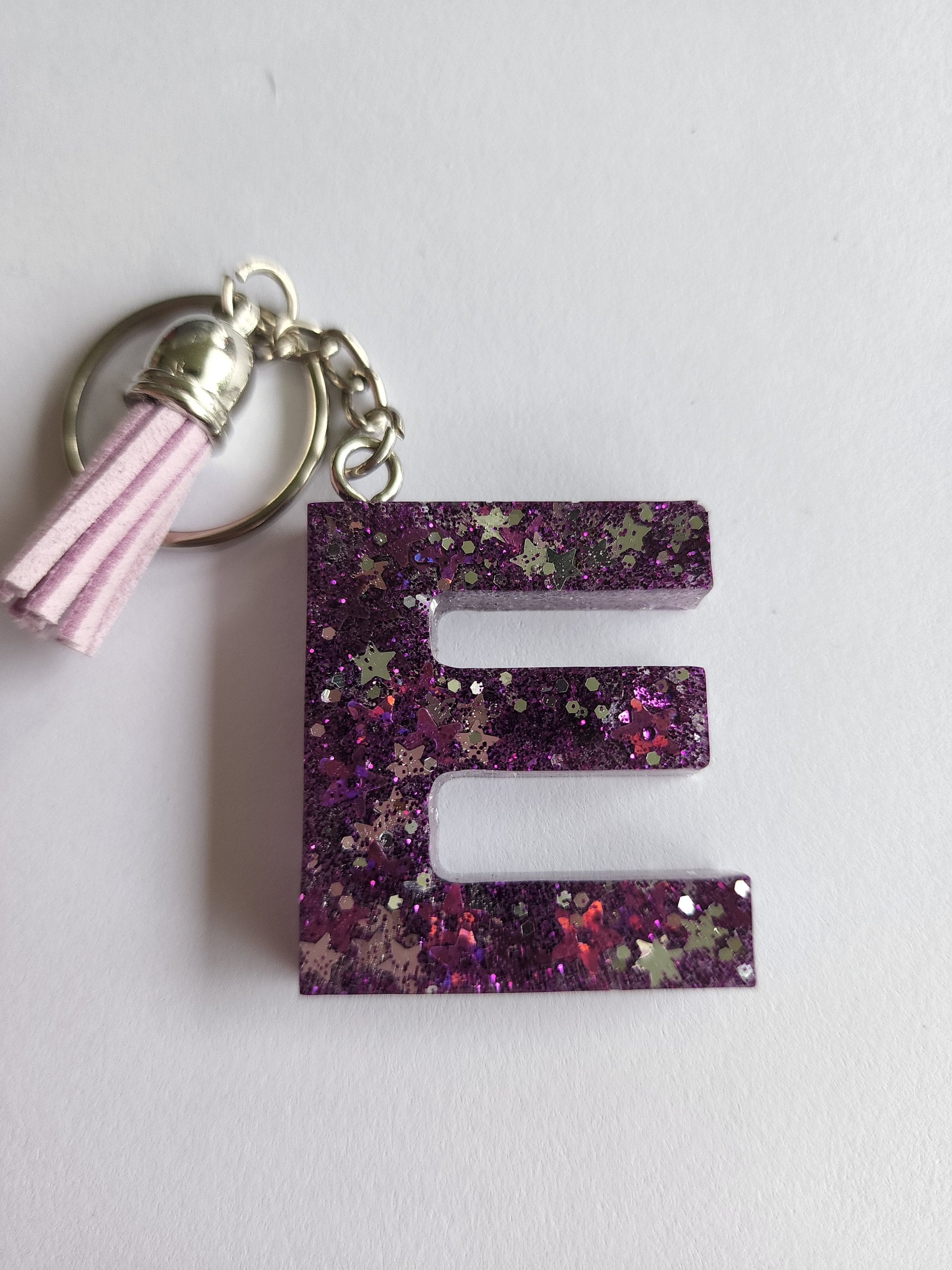 Letter E Keychain - Etsy