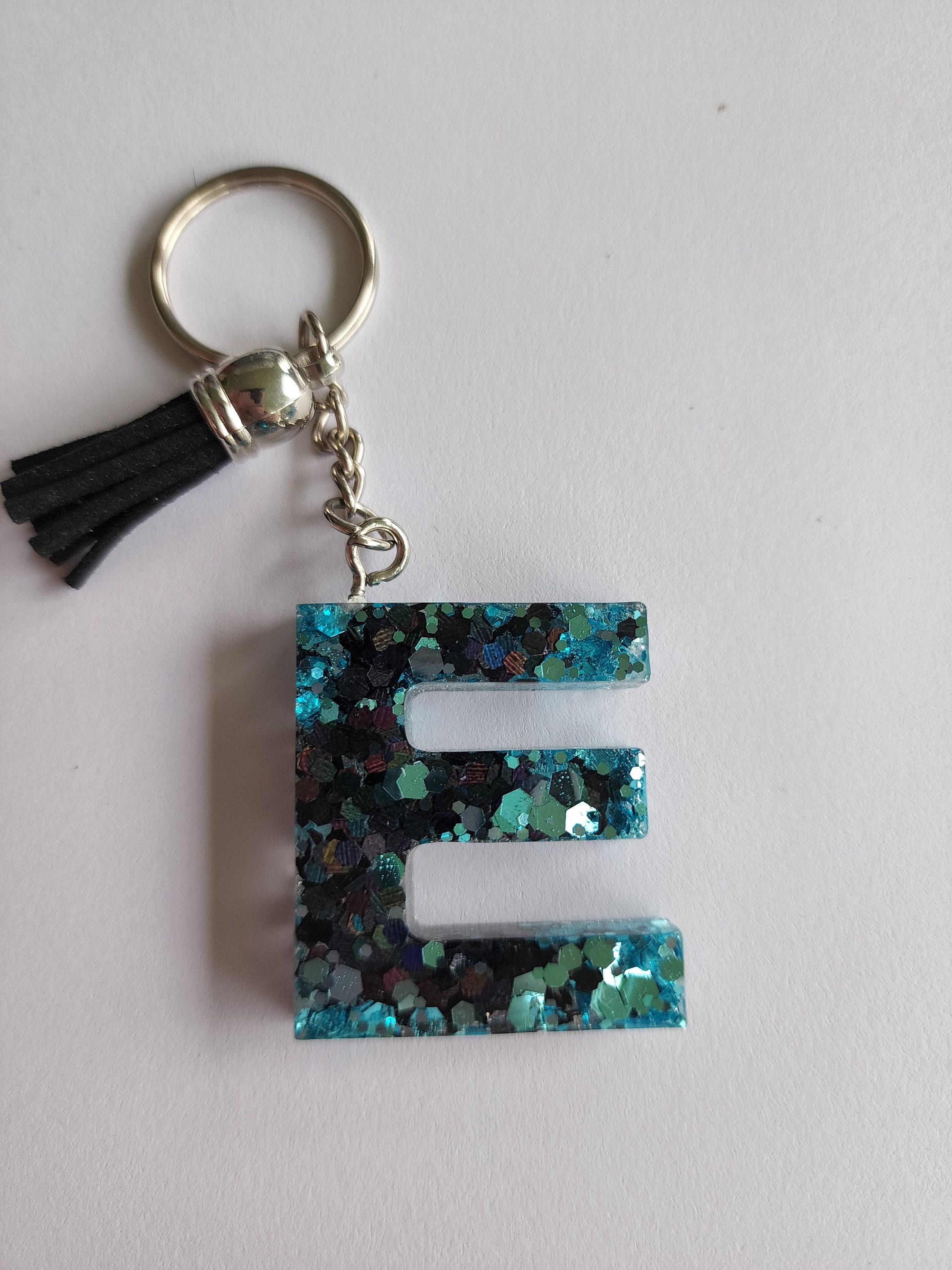 Letter E Keychain - Etsy