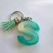 Letter S Keychain - Etsy