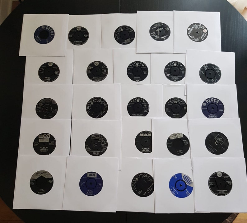 50 Classic Vinyl Records / 45 RPM - Etsy UK
