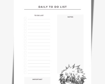 Manga Anime to Do List - Etsy