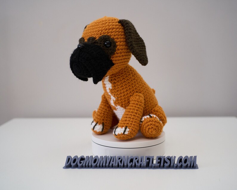 Custom-made Crochet Dog (boxer) - Made & Shipped From Canada - Etsy