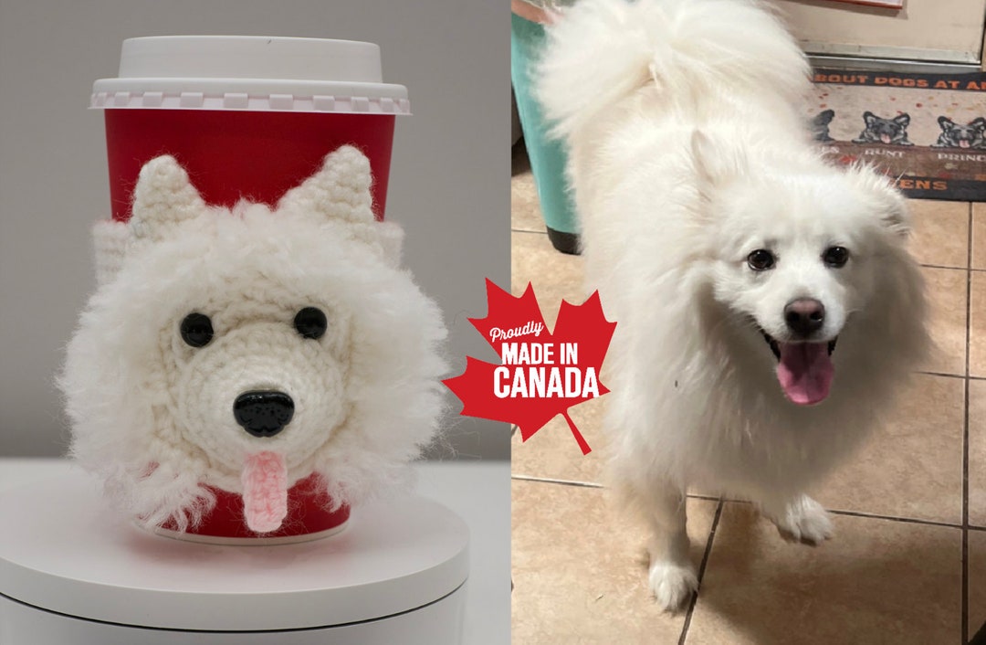 Custom-made Dog Cup Cozy (american Eskimo) - Made & Shipped From Canada ...