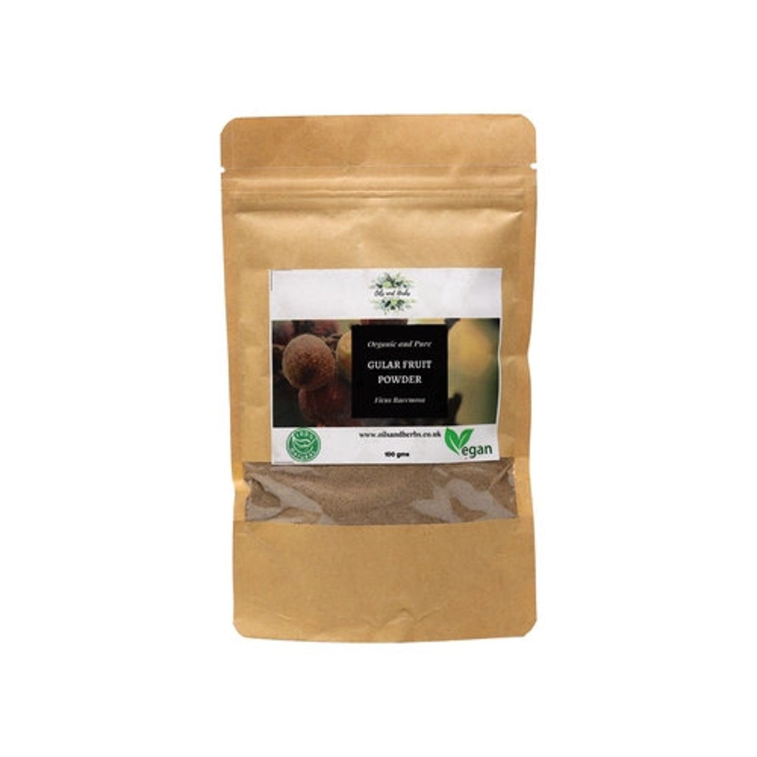 Organic Gular Fruit Powder- Ficus Racemosa – 100% Pure, Clean and ...
