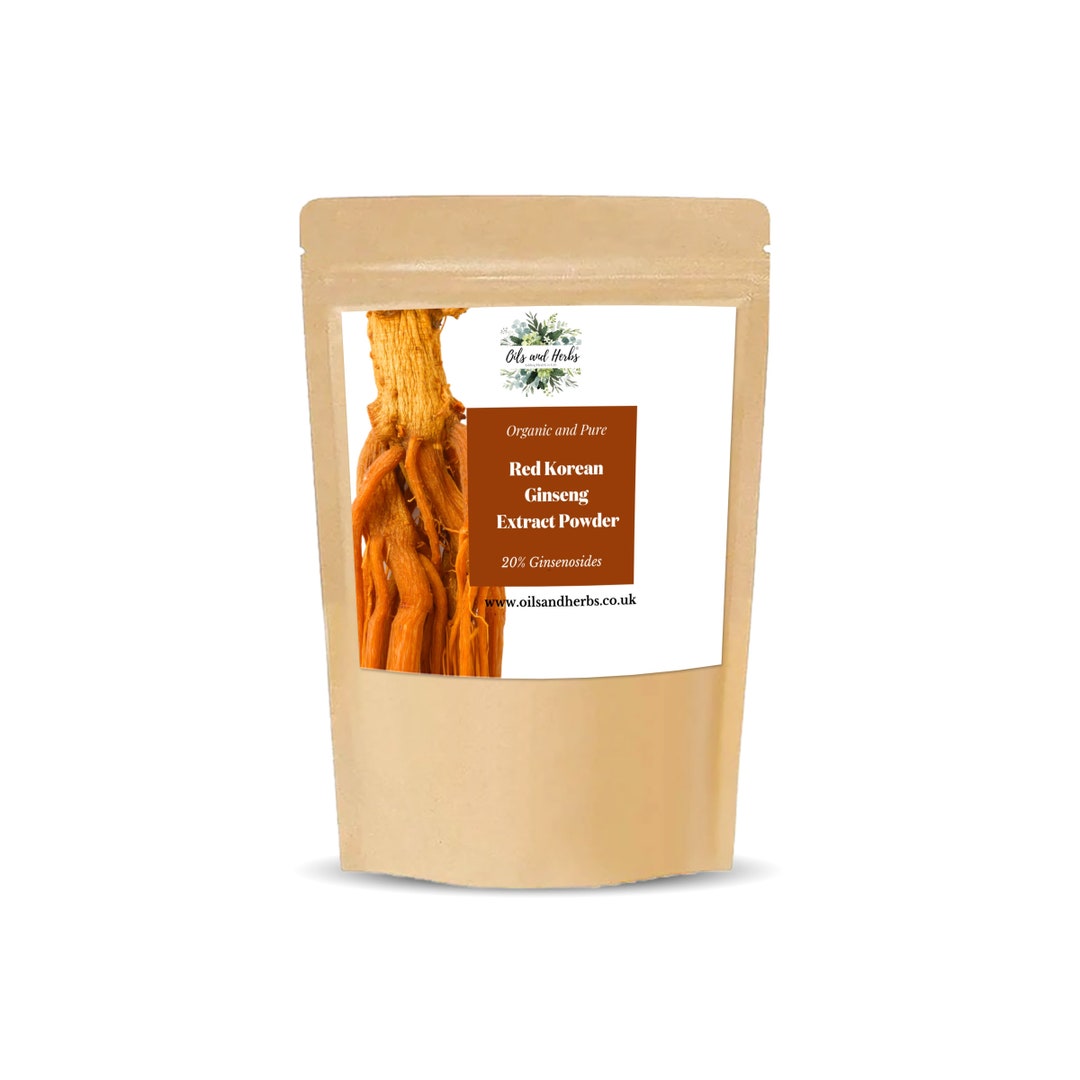 Red Ginseng Extract Powder - 100% Natural & Pure - No Added Filler or ...