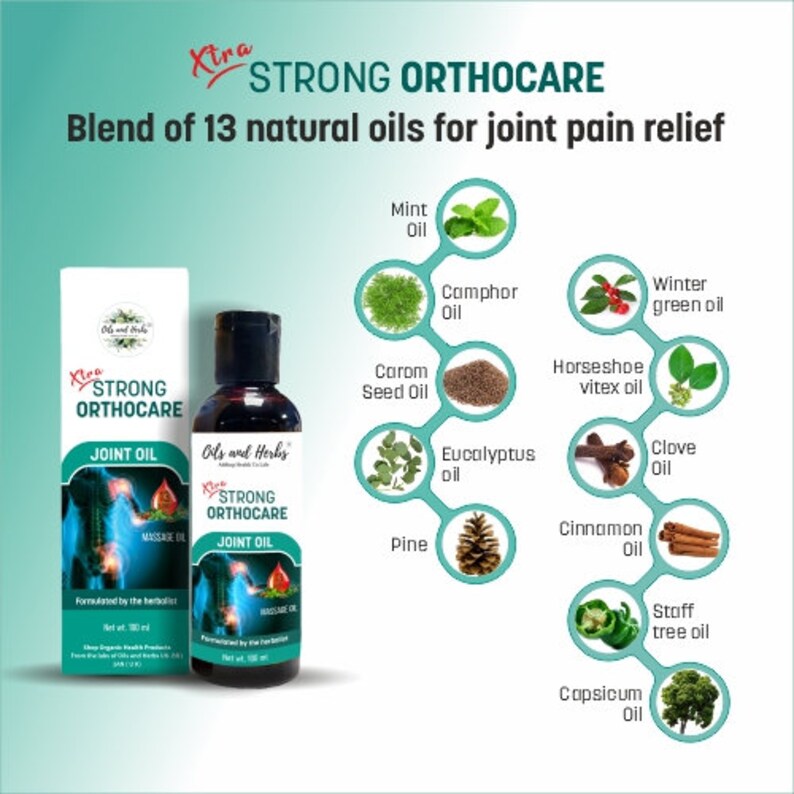 Strong Orthocare Joint Massage Oil- Long-lasting Relief - 3xfaster ...