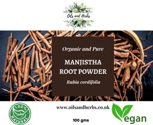 Organic Manjistha Root Powder- Rubia Cordifolia – 100% Pure, Clean and ...