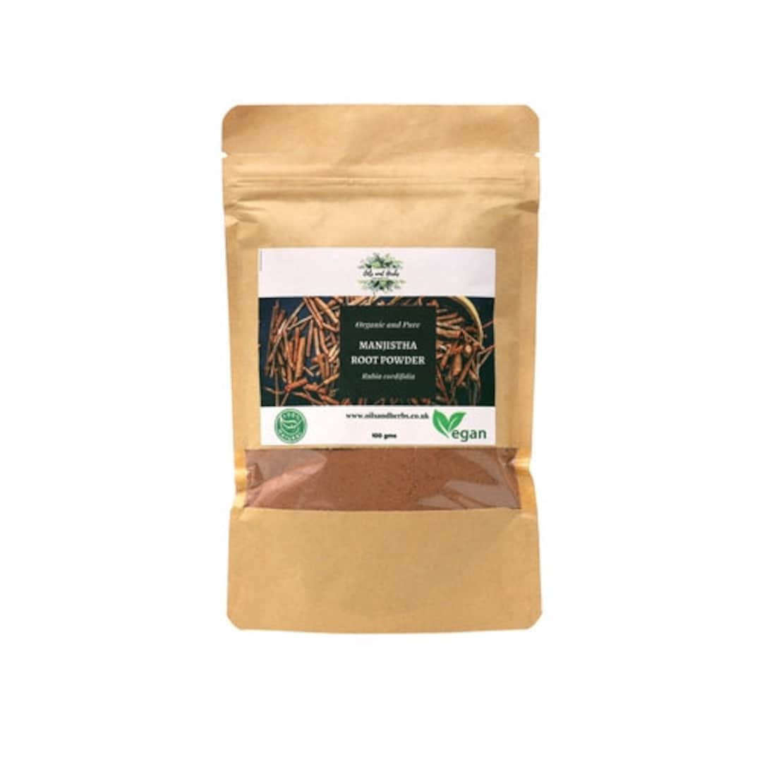 Organic Manjistha Root Powder- Rubia Cordifolia – 100% Pure, Clean and ...