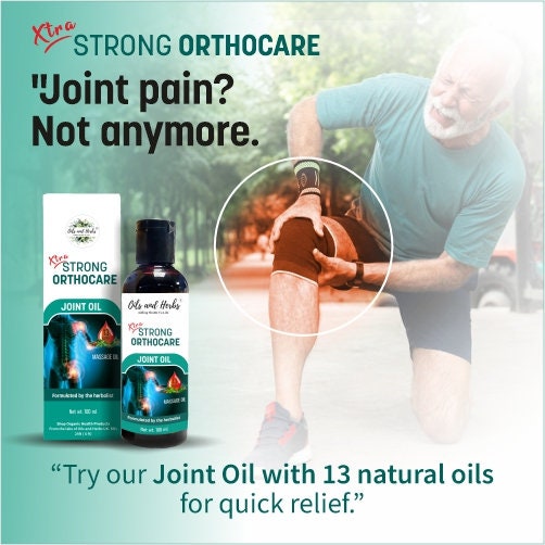Strong Orthocare Joint Massage Oil- Long-lasting Relief - 3xfaster ...