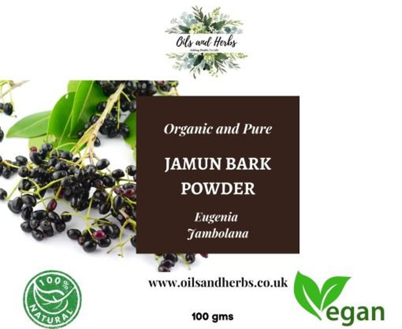 Organic Jamun Bark Powder – Jamun Chhaal- 100% Pure, Clean and Natural ...