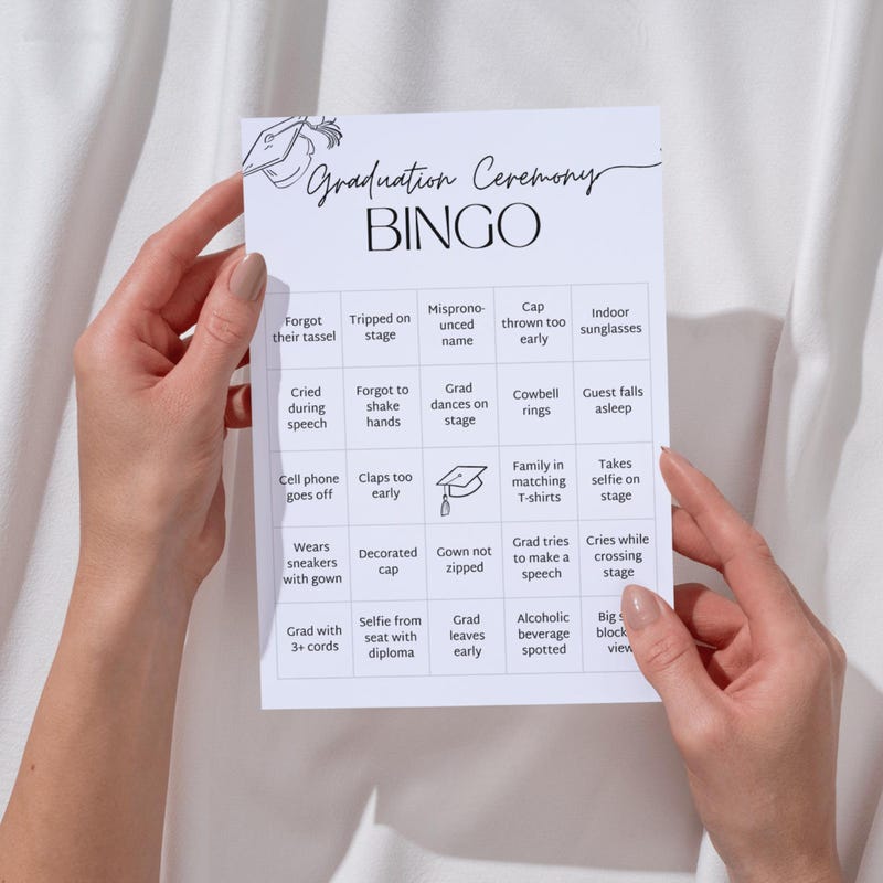 Ceremony Bingo - Etsy Denmark