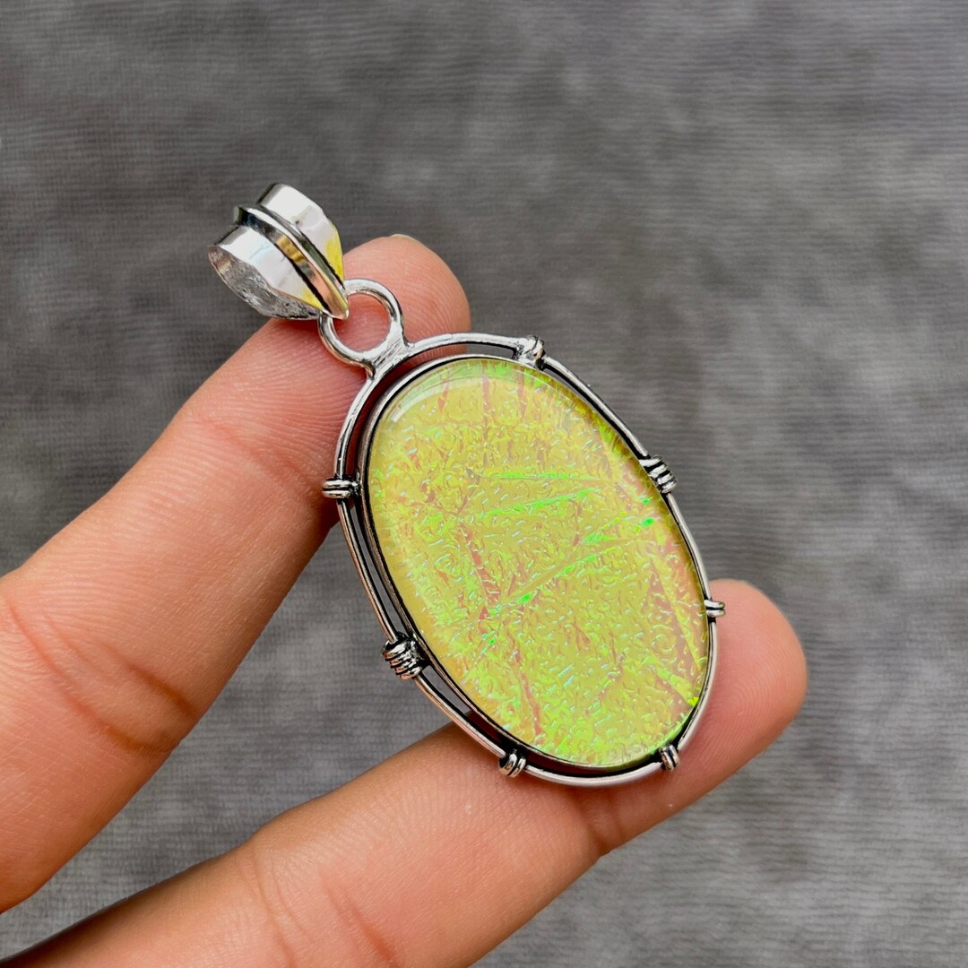 Triplet Fire Opal Pendant 925 Sterling Silver Pendant Handmade Triplet Fire Opal Gemstone ...