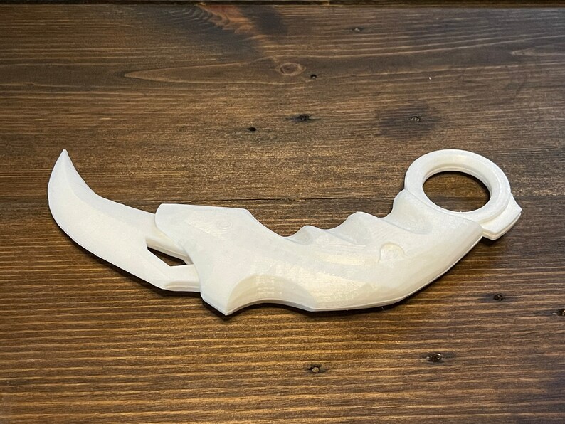 VALORANT Champions Karambit Knife 3D Printed 1:1 Scale Non Painted Model - Etsy
