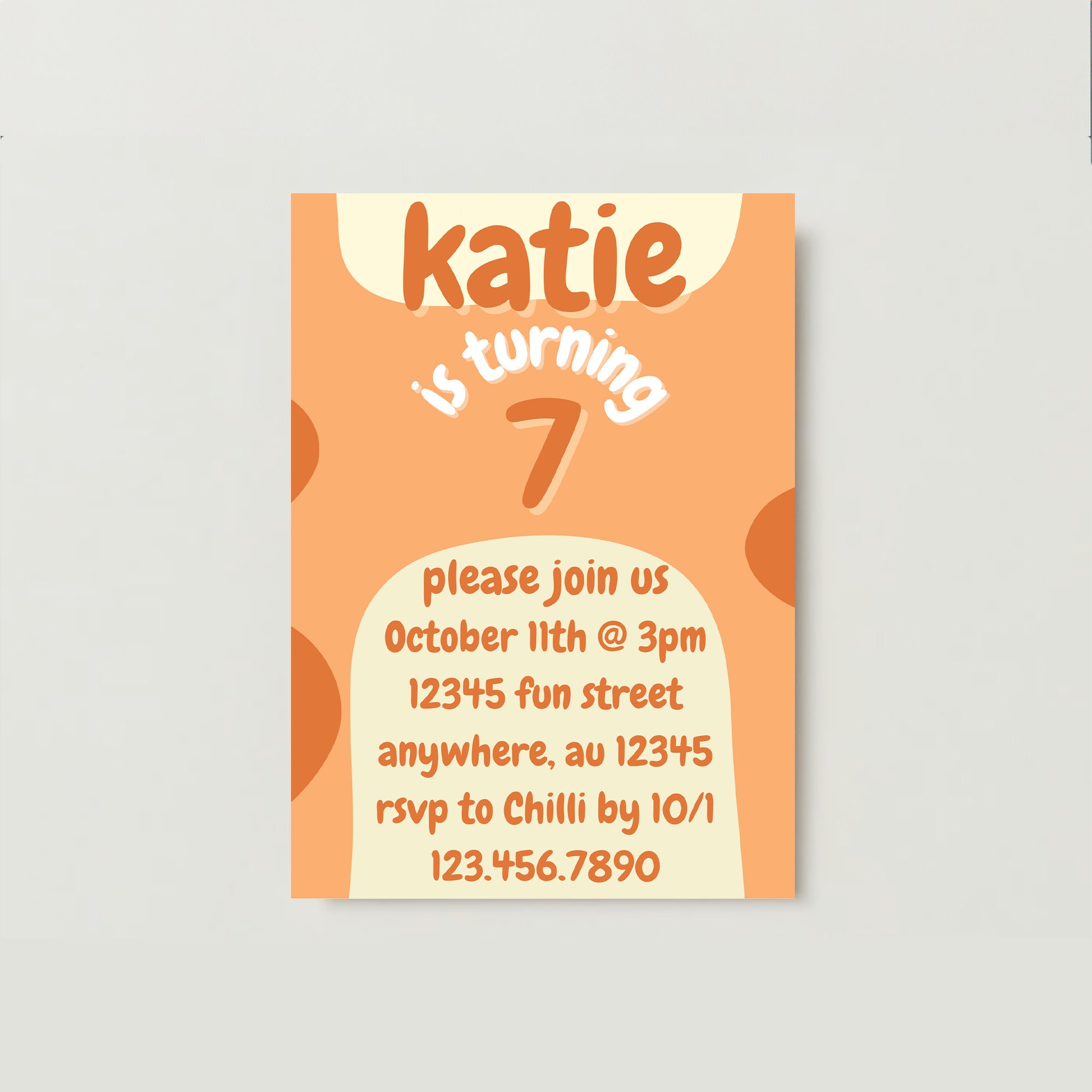 Editable Birthday Party Invitation, Bingo, Digital Download, PDF, Canva ...