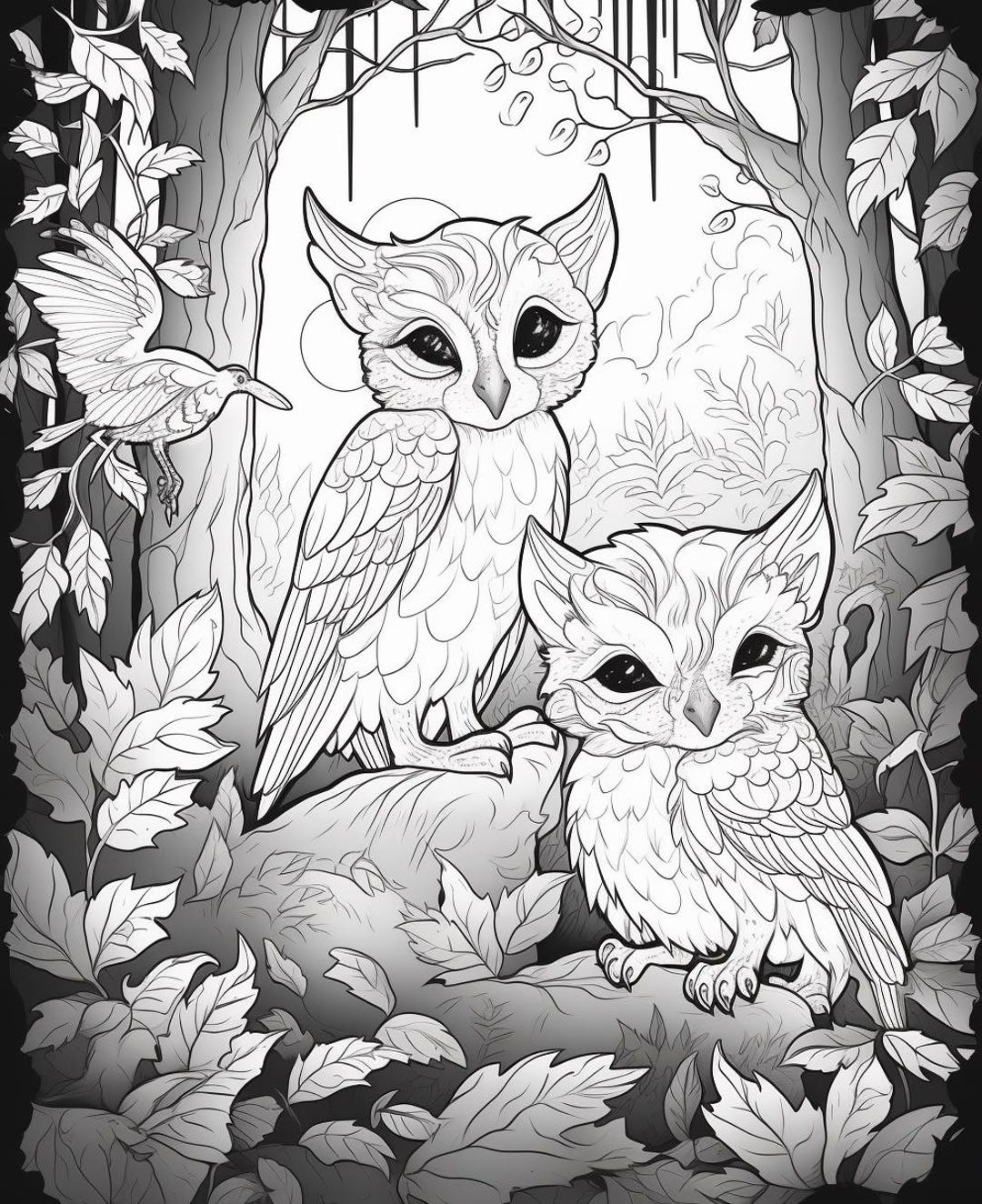 40 Pages Griffins Fantasy Coloring Book Mythical Creatures Intricate ...