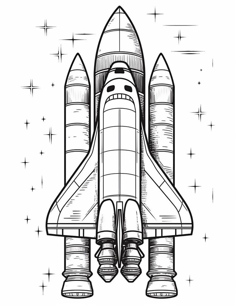Outer Space Coloring Pages for Kids Educational Coloring Sheets ...