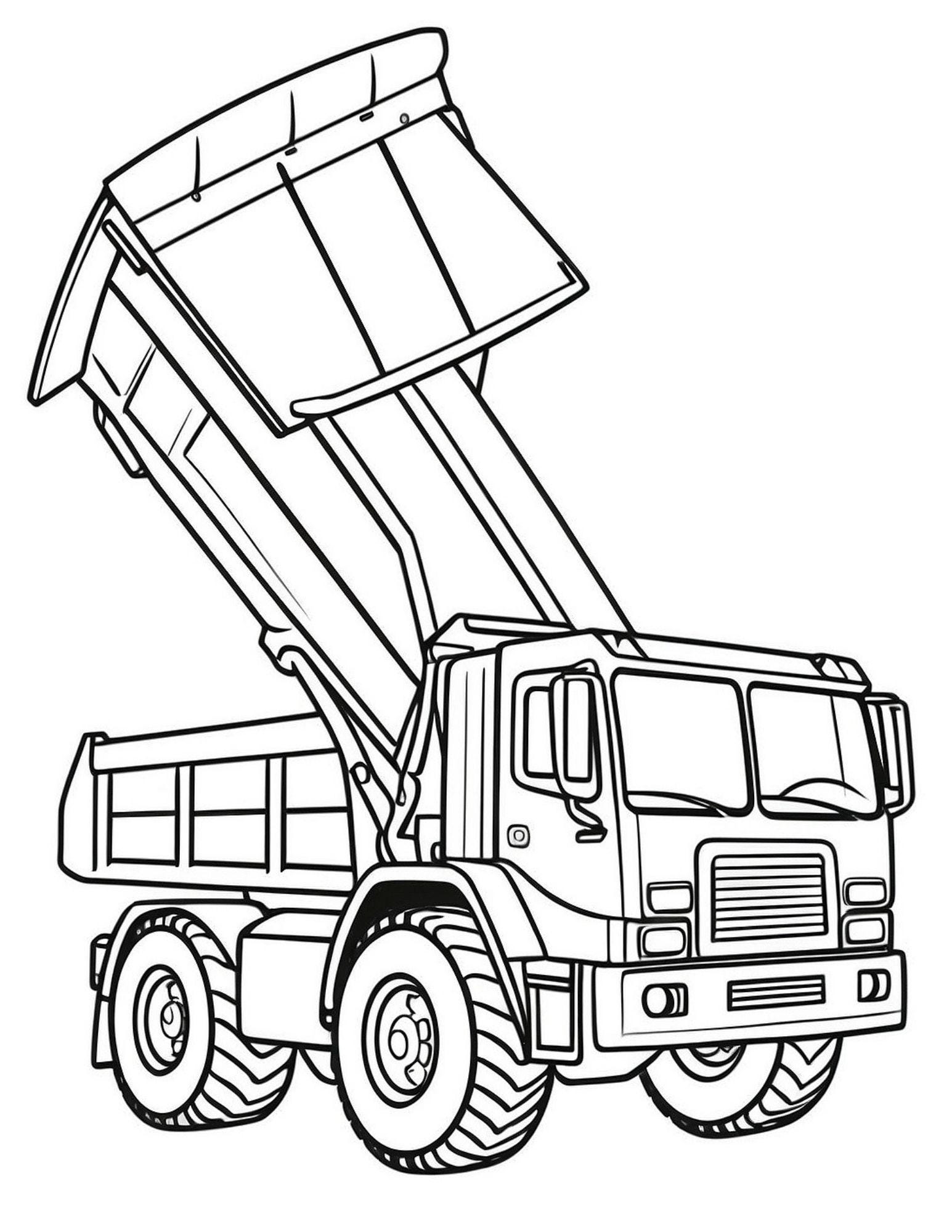 100+ Pages of Construction Vehicles Coloring Pages for Kids | Dump ...