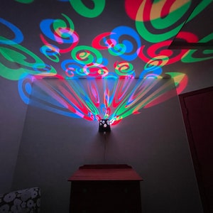 6” Decorative Wall Mount Light - Color Changing With Remote Controls ...
