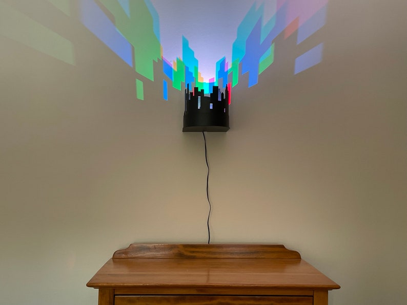 6 Decorative Wall Mount Light Super Bright Color LED - Etsy