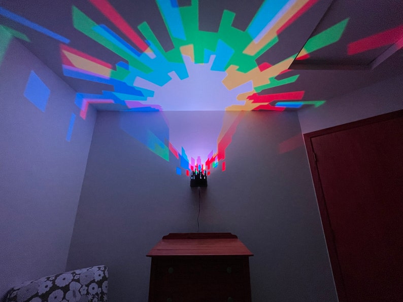 6 Decorative Wall Mount Light Super Bright Color LED - Etsy