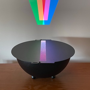 Rainbow Bowl 12”, Super Bright Color Led Lighting, Shadow Lamps, Made ...