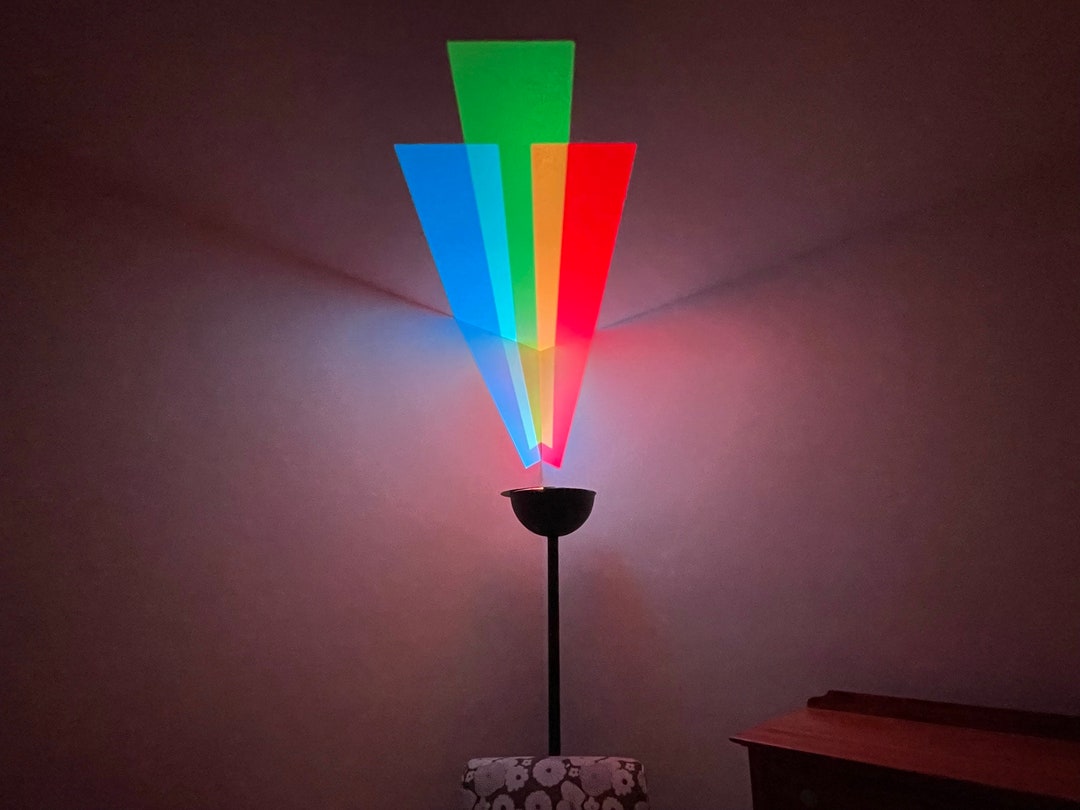 Floor Lamp Rainbow Bowl - 12”, Super Bright Color Led Lighting, Shadow ...