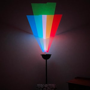 Floor Lamp Rainbow Bowl - 12”, Super Bright Color Led Lighting, Shadow ...