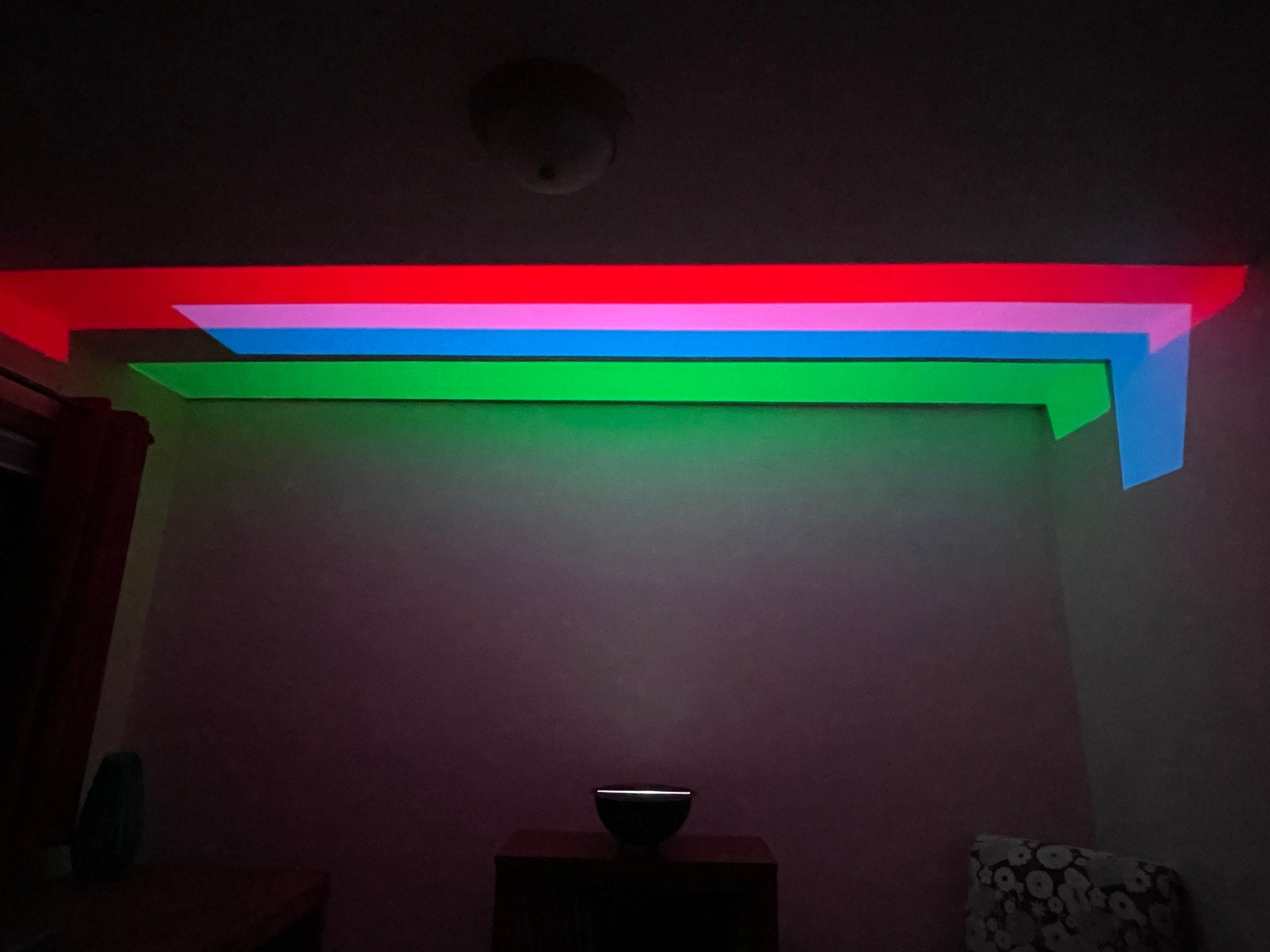 Rainbow Bowl 12”, Super Bright Color Led Lighting, Shadow Lamps, Made ...