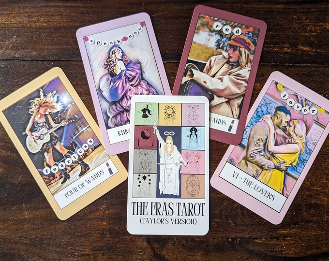 The Eras Tarot Cards Inspired by Taylor Swift, Gift for Her, Gift for ...