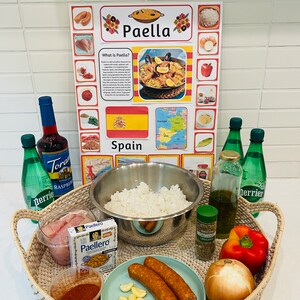 Paella Cooking Unit / Spain Unit Study / Spain Cooking / Spain Recipes ...