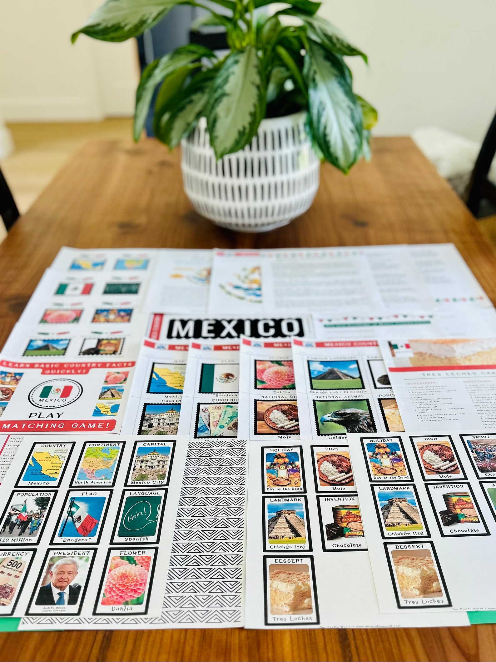 Mexico Unit Study /mexico School Project / School Project / Homeschool ...