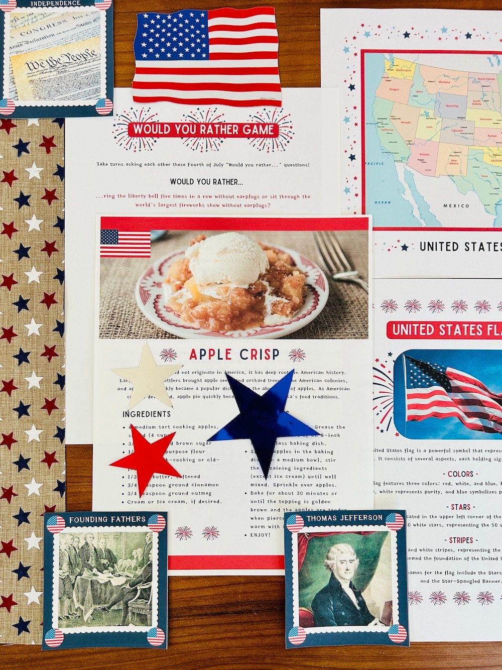 Fourth of July Unit Study/ 4th of July Unit Study / United States ...