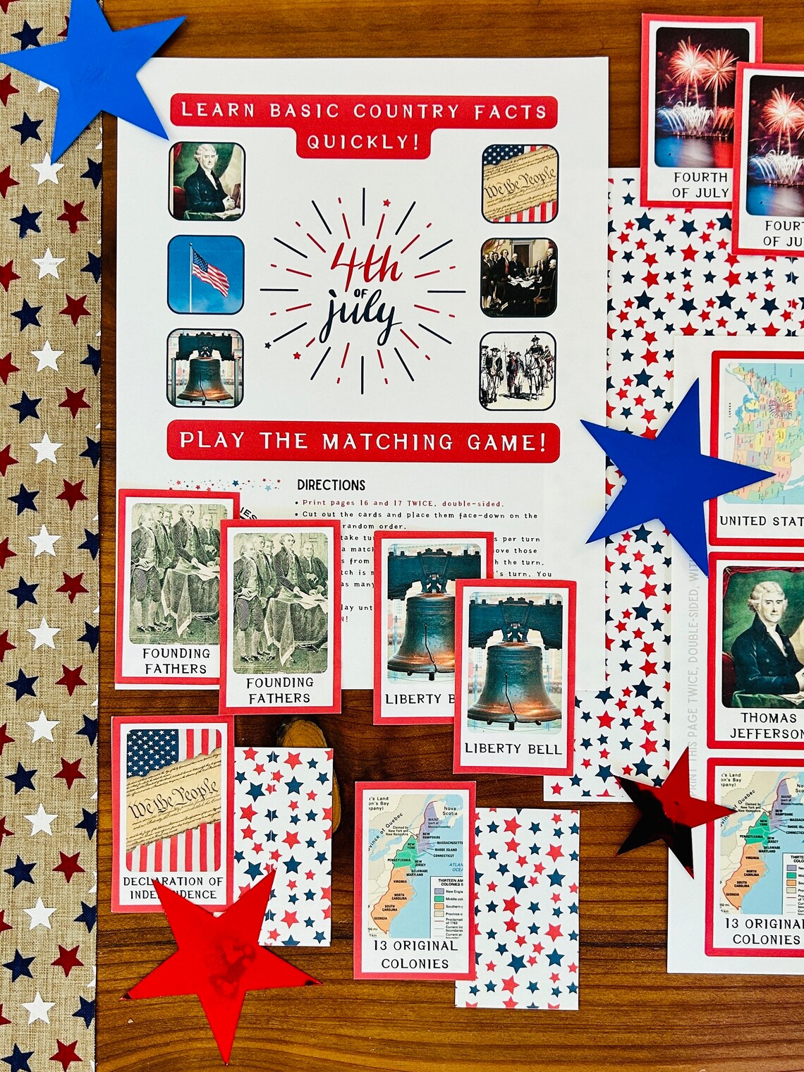 Fourth of July Unit Study/ 4th of July Unit Study / United States ...