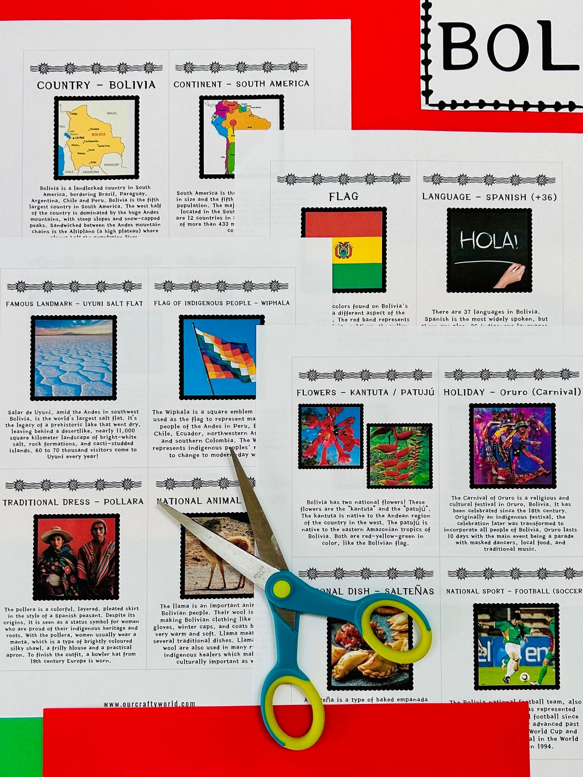 Bolivia Unit Study /bolivia School Project / School Project ...