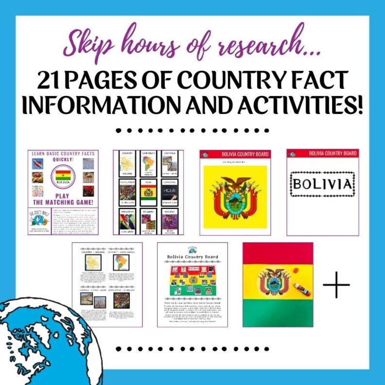 Bolivia Unit Study /bolivia School Project / School Project ...