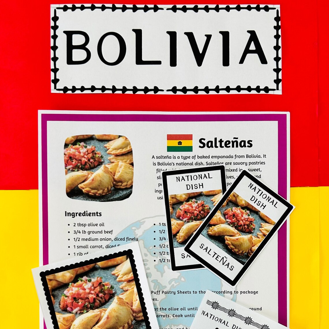 Bolivia Unit Study /bolivia School Project / School Project ...