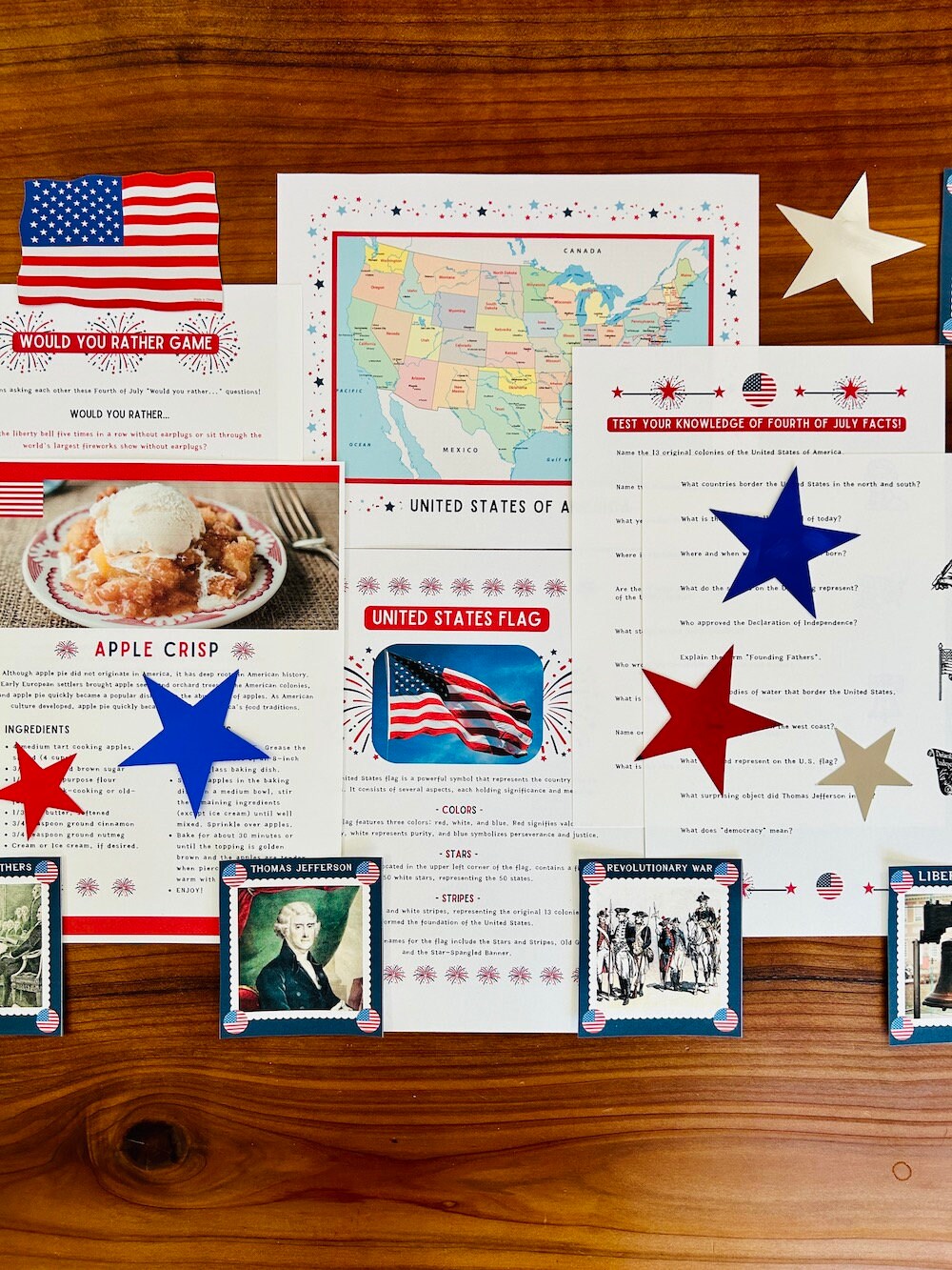 Fourth of July Unit Study/ 4th of July Unit Study / United States ...
