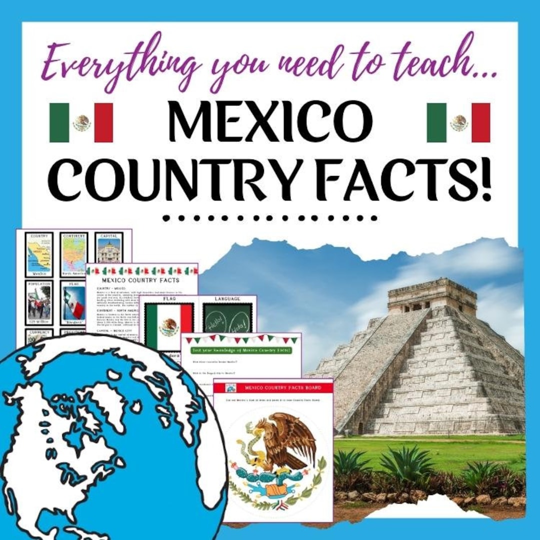 Mexico Unit Study /mexico School Project / School Project / Homeschool ...