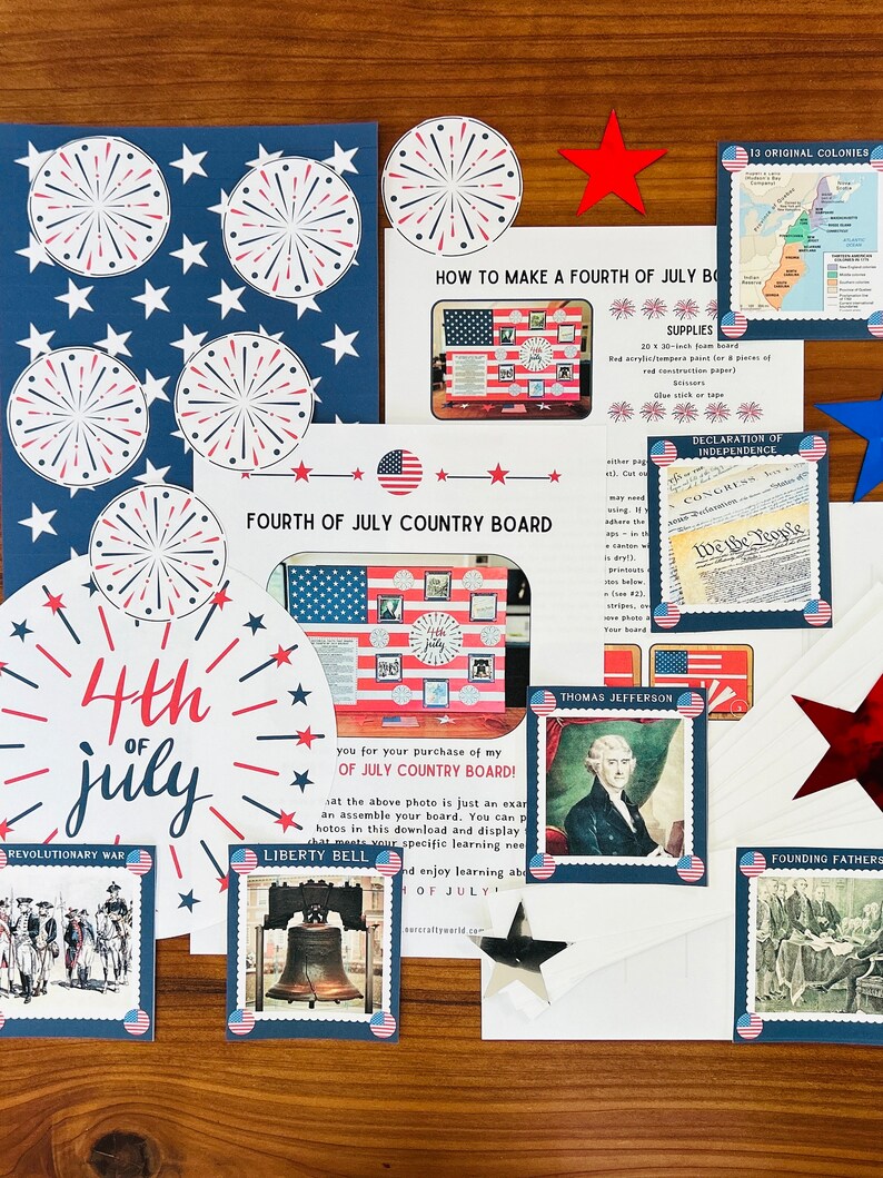 Fourth of July Unit Study/ 4th of July Unit Study / United States ...