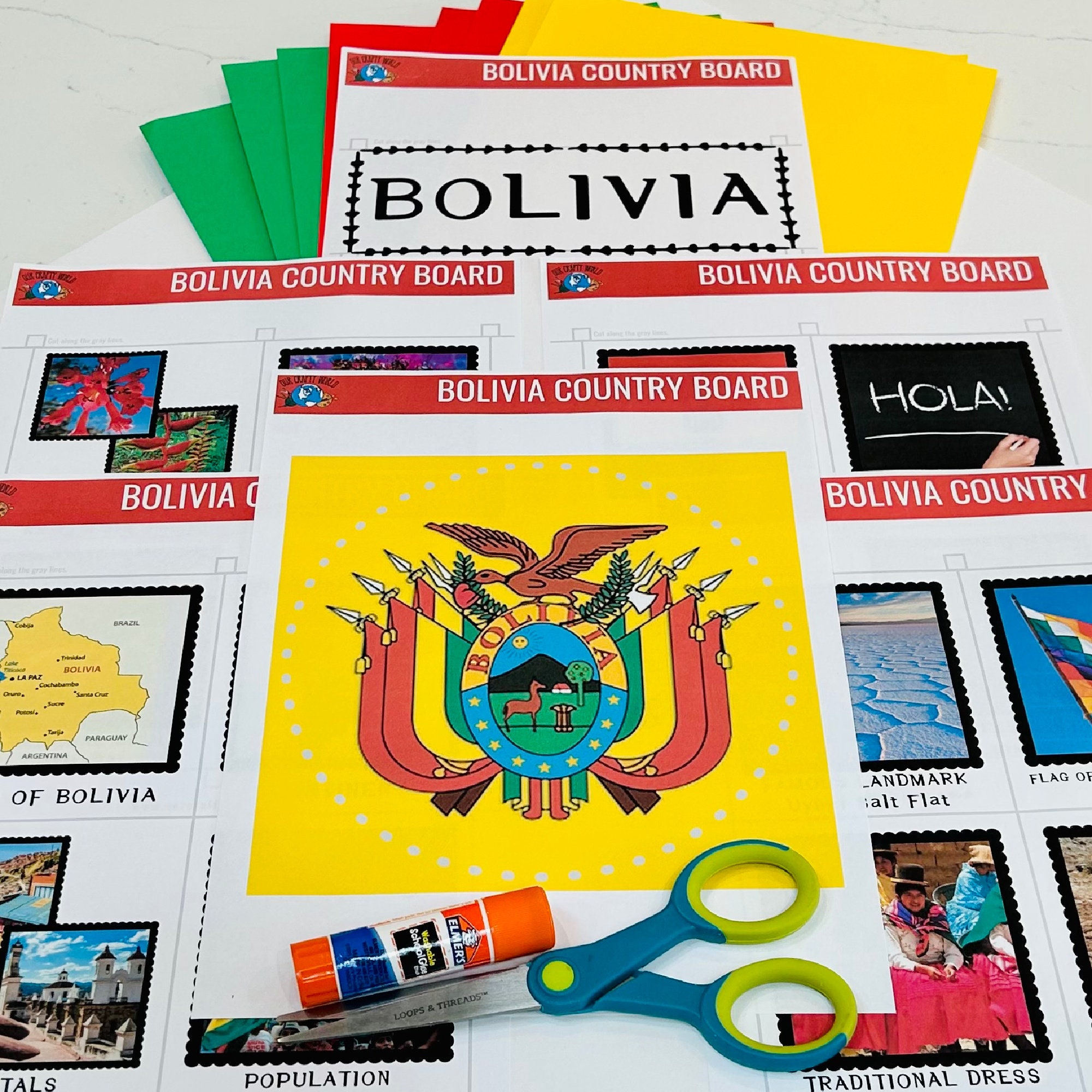 Bolivia Unit Study /bolivia School Project / School Project ...